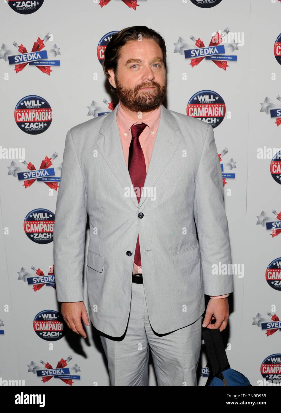 Actor Zach Galifianakis attends a special screening of "The Campaign ...
