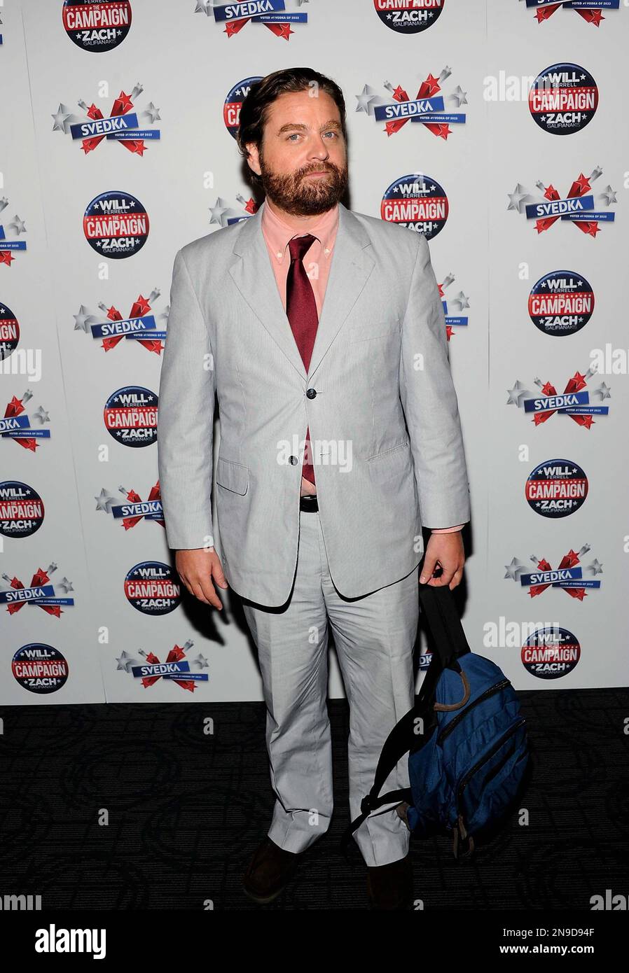Actor Zach Galifianakis attends a special screening of "The Campaign ...