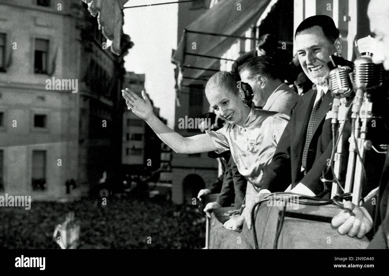 FILE - In this Oct. 17, 1950 file photo, Argentina's first lady Maria ...