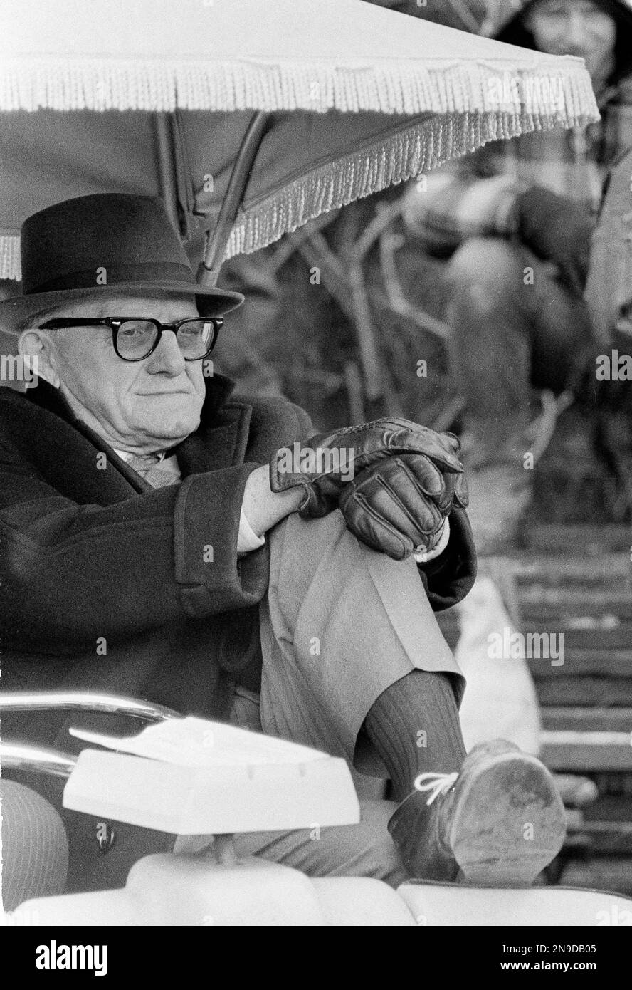 Chicago Bears owner George Halas seems quite pleased with the ...
