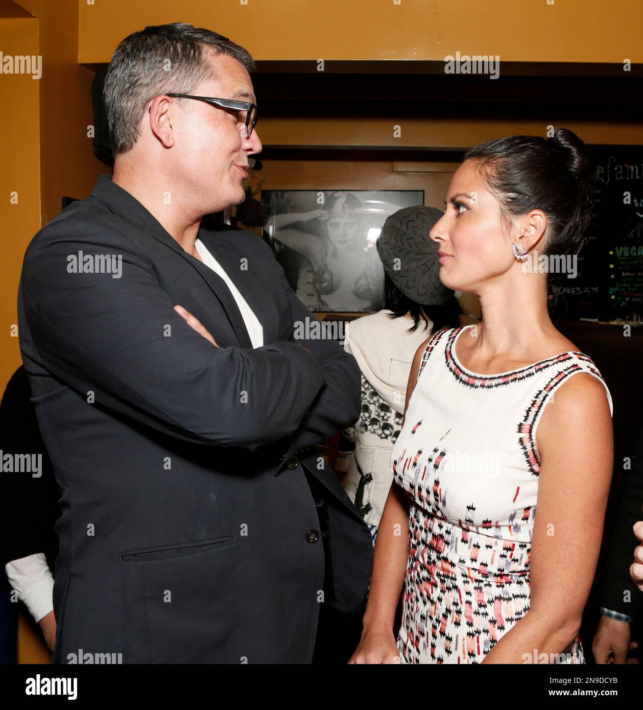 LOS ANGELES, CA - JULY 24: IM Global's Stuart Ford and Olivia Munn ...