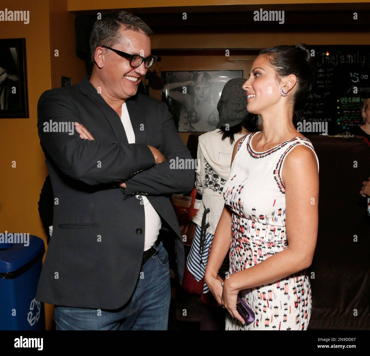 LOS ANGELES, CA - JULY 24: IM Global's Stuart Ford and Olivia Munn ...