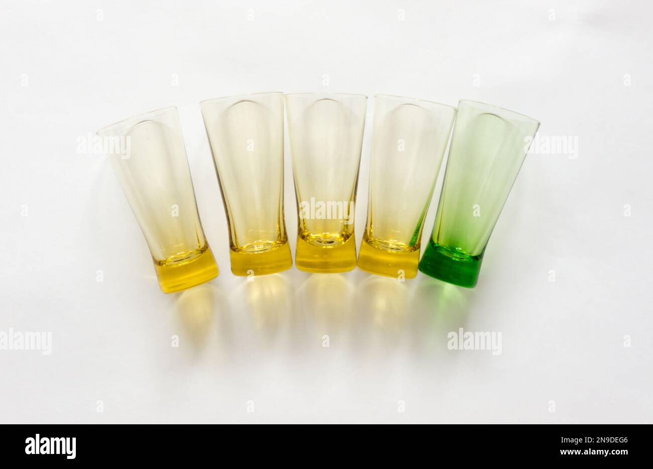 Five shooter glass, made in Soviet times. Soviet Union was a socialist ...