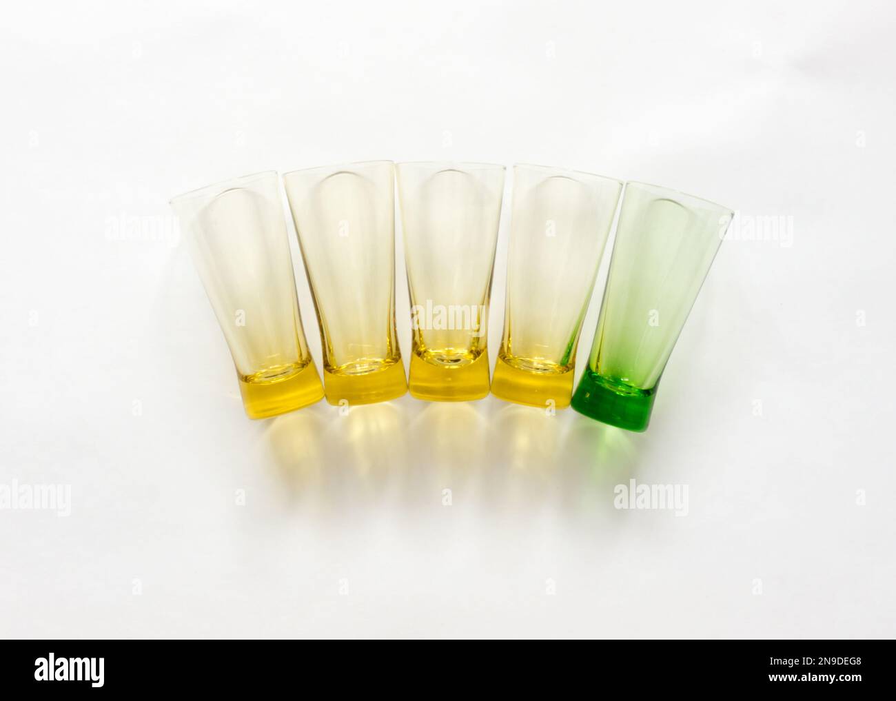 Five shooter glass, made in Soviet times. Soviet Union was a socialist ...