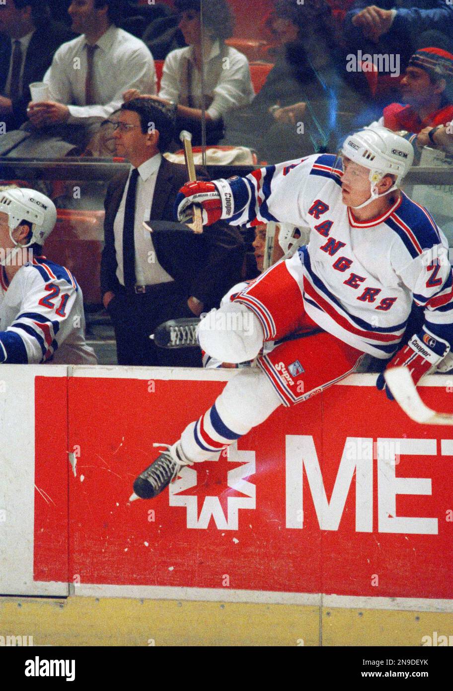 Brian Leetch, fresh from competition on the U.S. Olympic hockey team ...