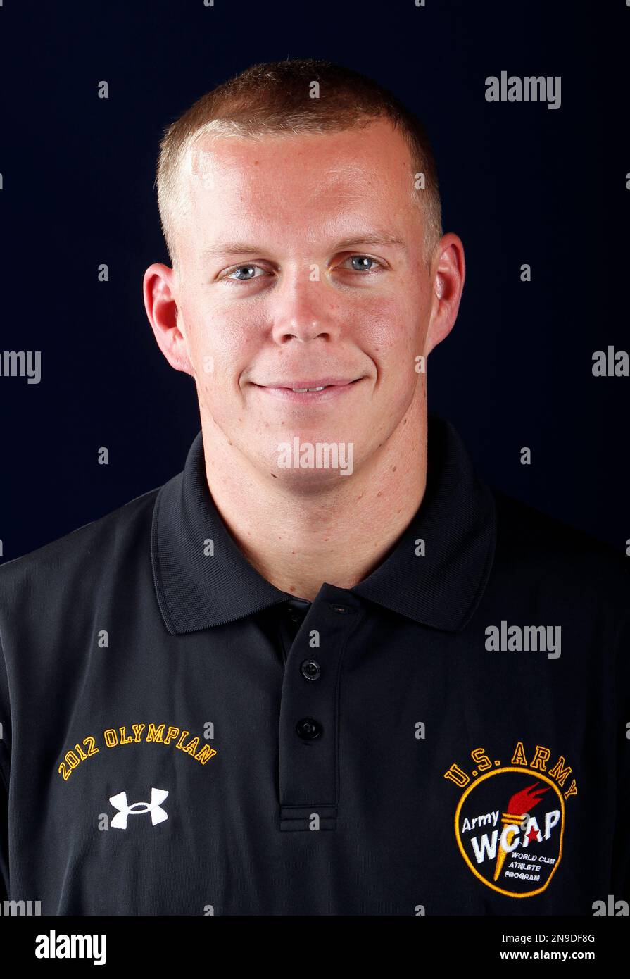 U.S. Army Olympian SFC Dennis Bowsher, modern pentathlon, poses for his ...