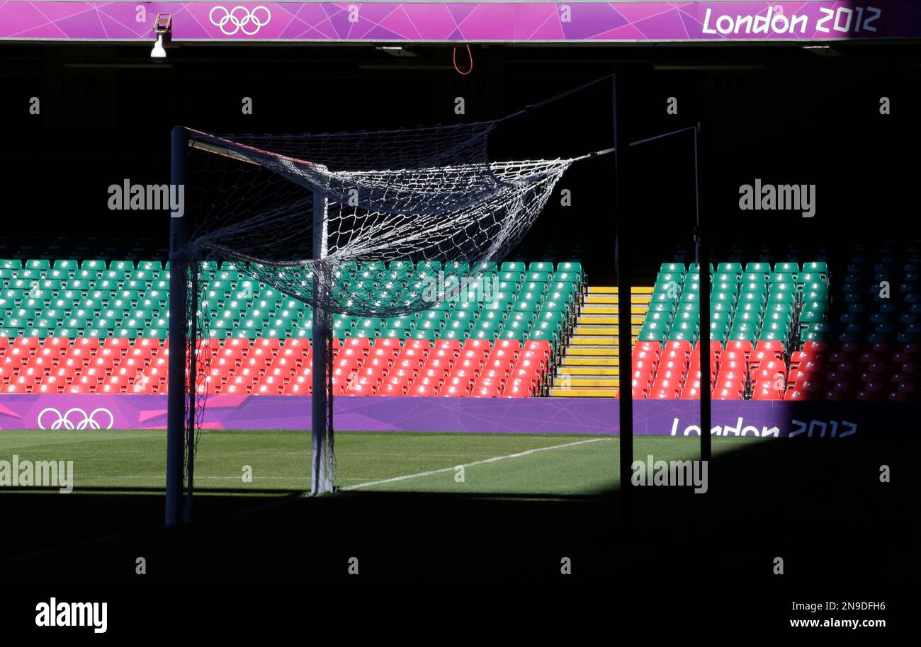 A view of the Millennium stadium, in Cardiff, Wales, Tuesday, July 24 ...