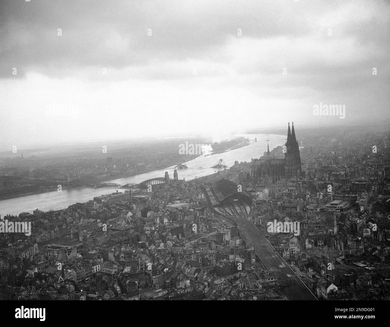 Extensive devastation wrought in Cologne on March 10, 1945, fourth ...