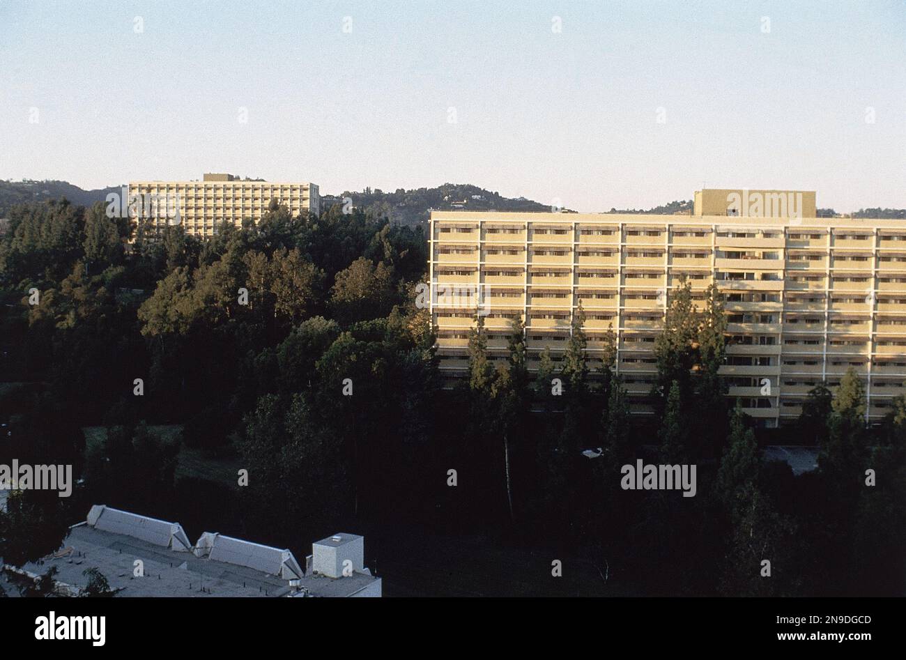 A view of Dykstra Hall in 1983, a section of the University of ...
