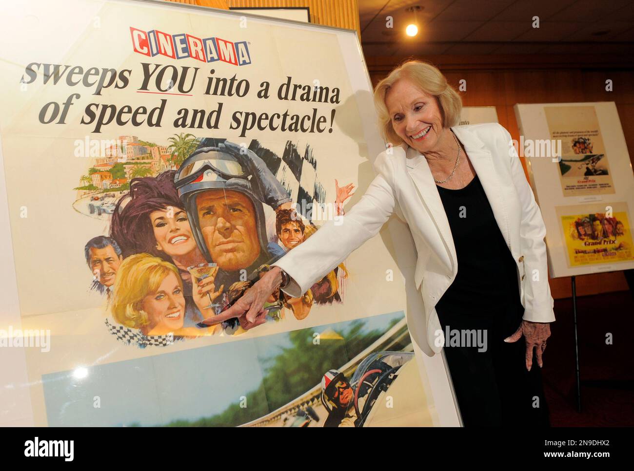 Actress Eva Marie Saint, a cast member in the 1966 film "Grand Prix ...