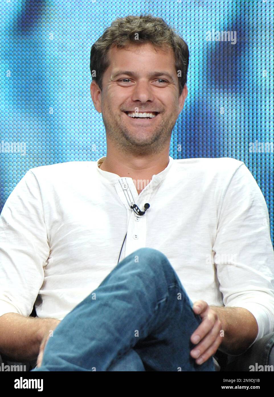 Actor Joshua Jackson appears on stage at the FOX TCA panel for "Fringe ...