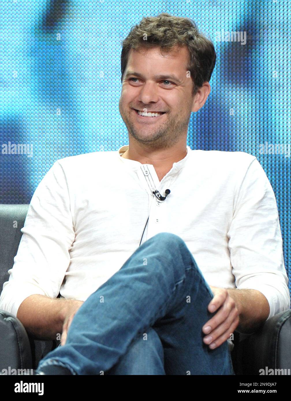 Actor Joshua Jackson appears on stage at the FOX TCA panel for "Fringe ...