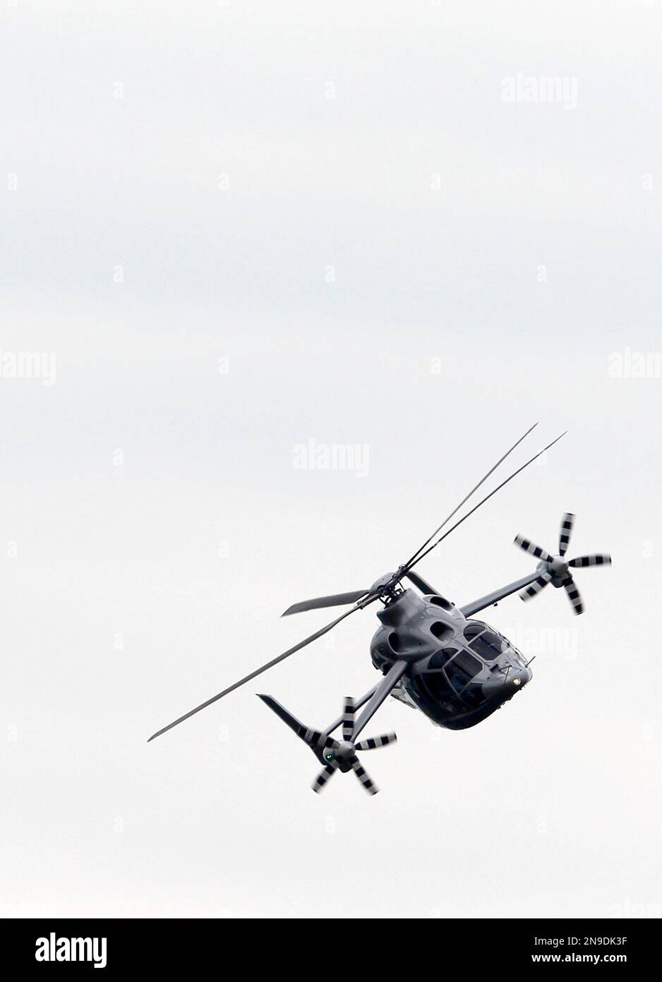 Pilots demonstrate the capabilities of the Eurocopter X3 hybrid ...