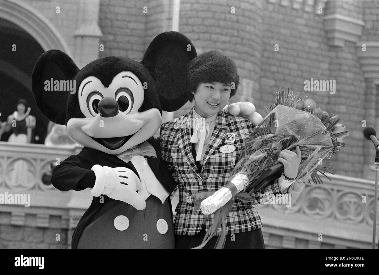 Mickey Mouse introduces Miss Yaeko Terasaki, ambassador-designate to ...