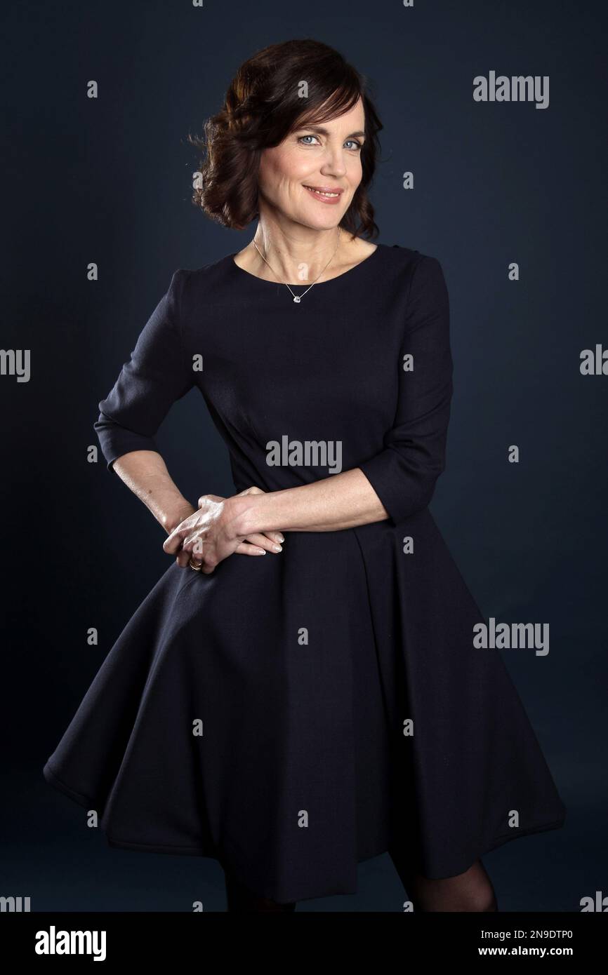 Actress Elizabeth McGovern, from "Downton Abbey", poses for a portrait ...