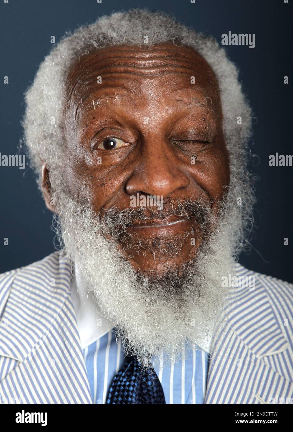 Comedian and activist Dick Gregory, from the upcoming documentary film ...