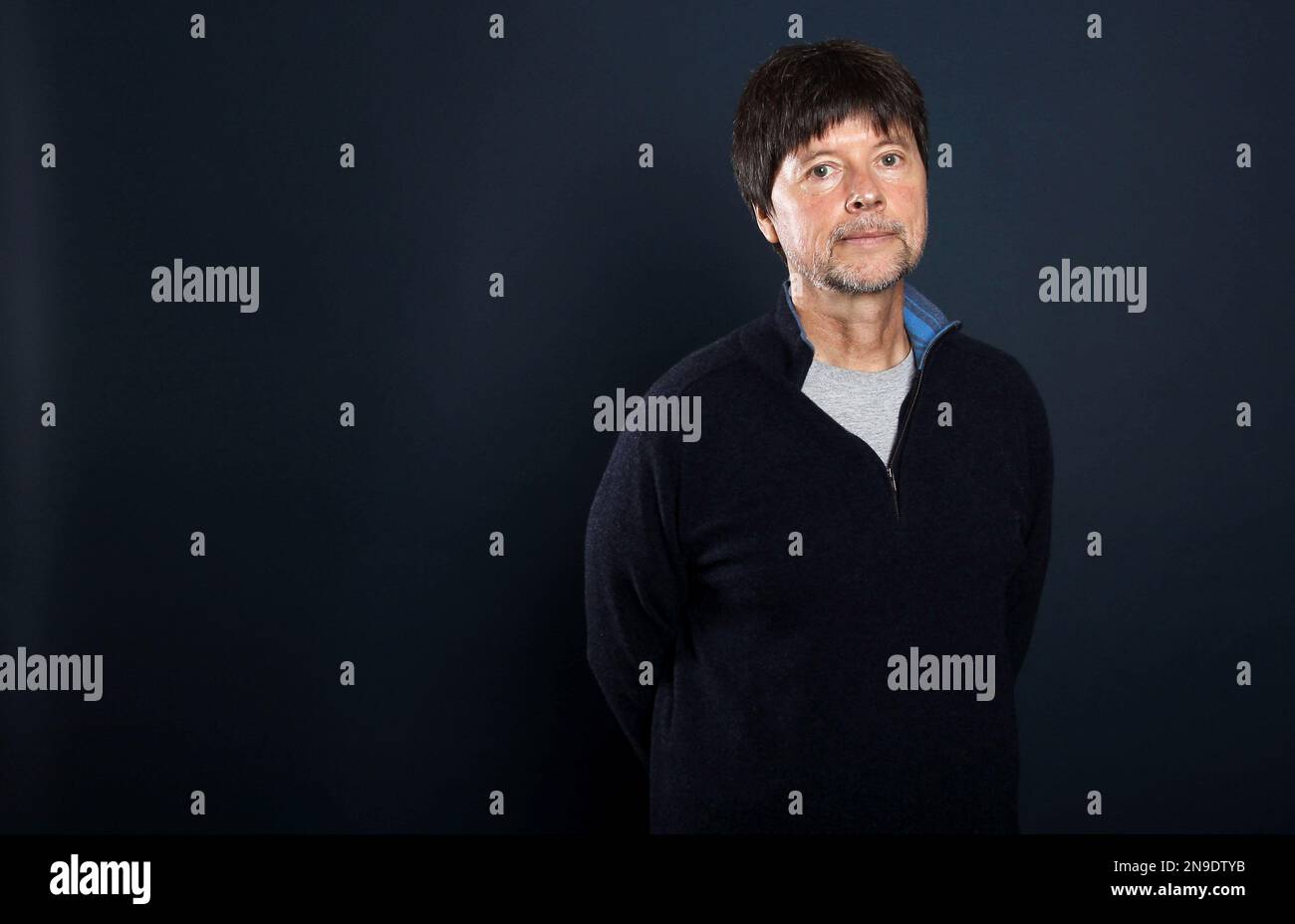 Filmmaker Ken Burns, from the upcoming film "The Dust Bowl", poses for ...