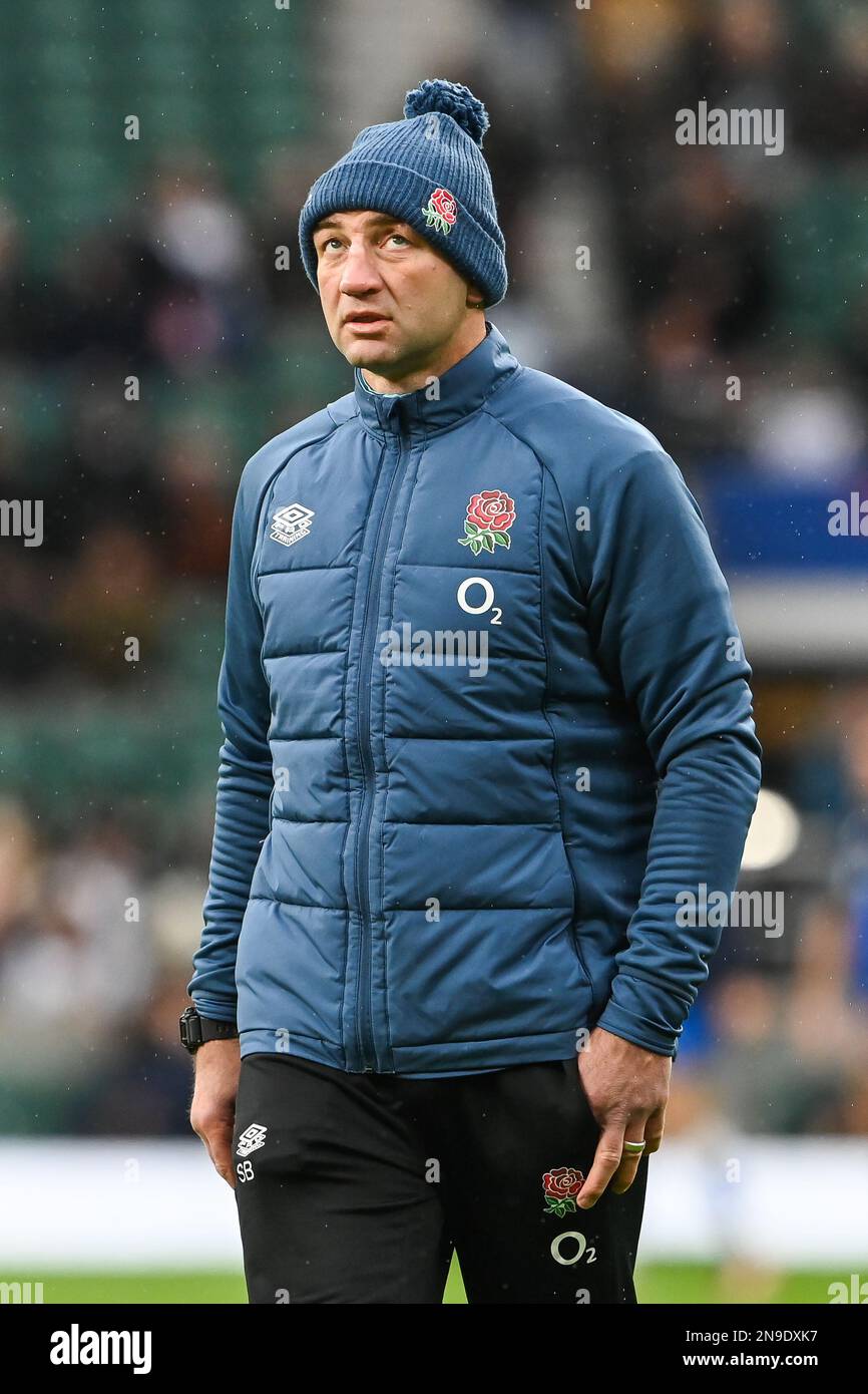 England coach steve borthwick hi-res stock photography and images - Alamy