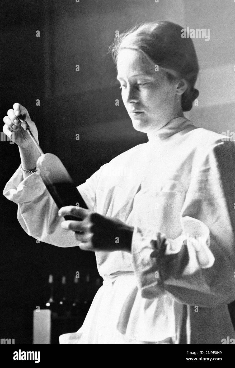 Mixed with a preservative (seenas the lighter substance), the blood is ...