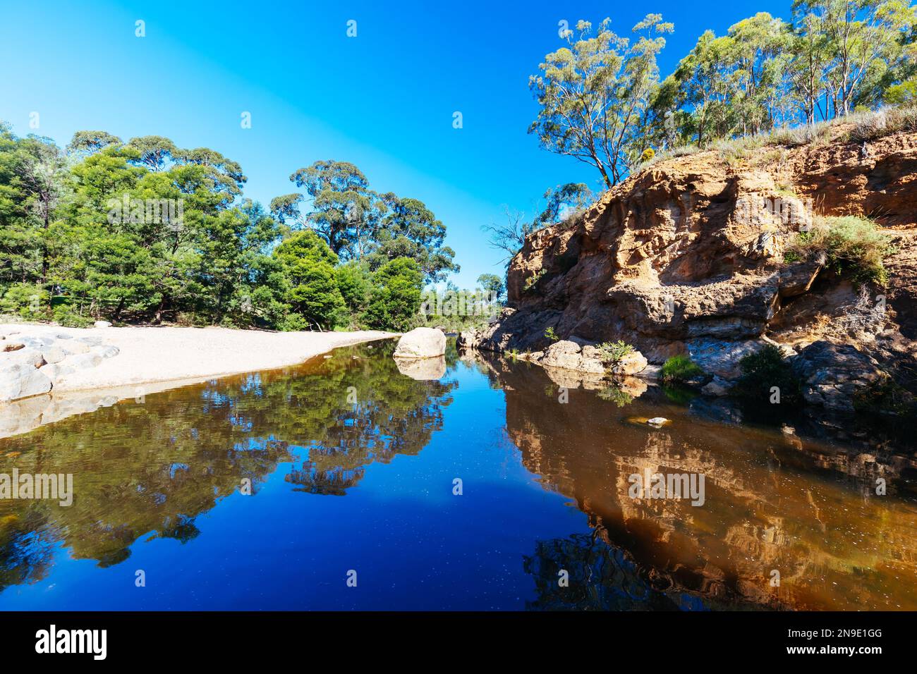 Lerderderg Gorge Circuit Walk in Melbourne Australia Stock Photo - Alamy