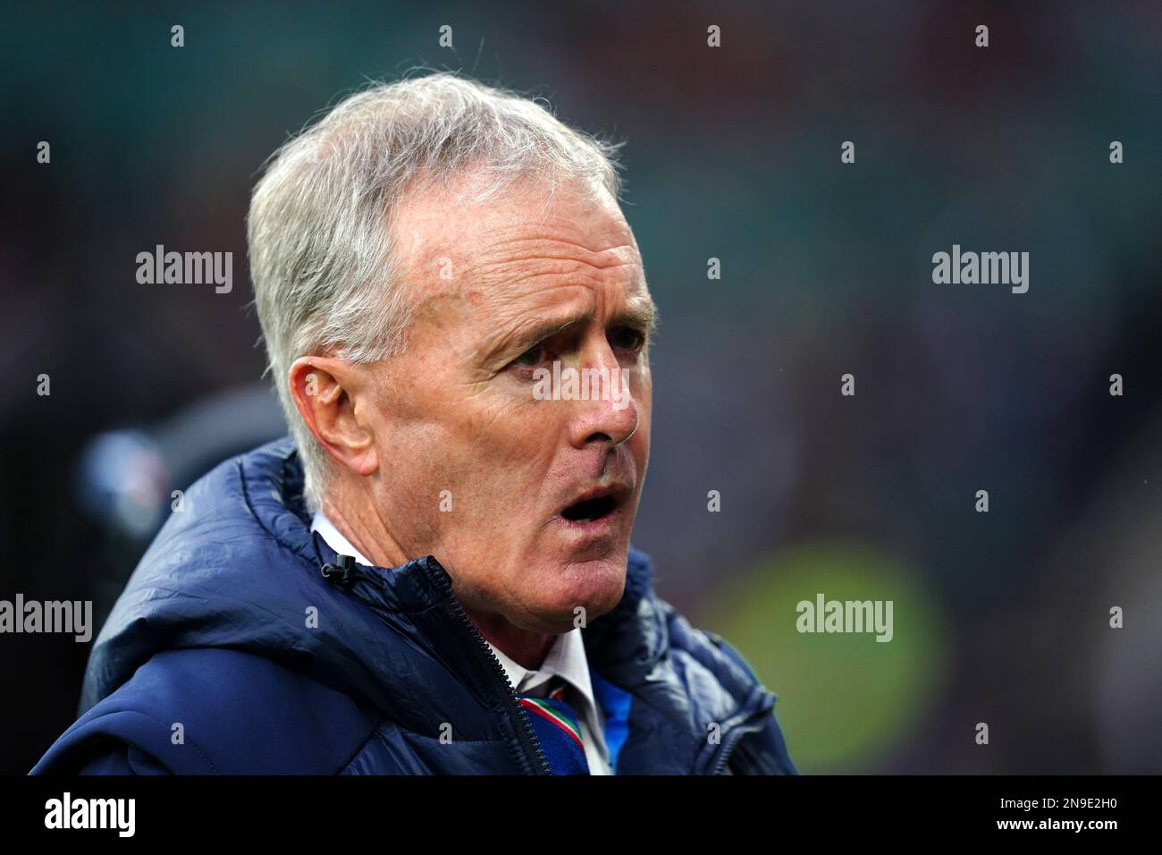 Italy head coach Kieran Crowley ahead of the Guinness Six Nations match ...