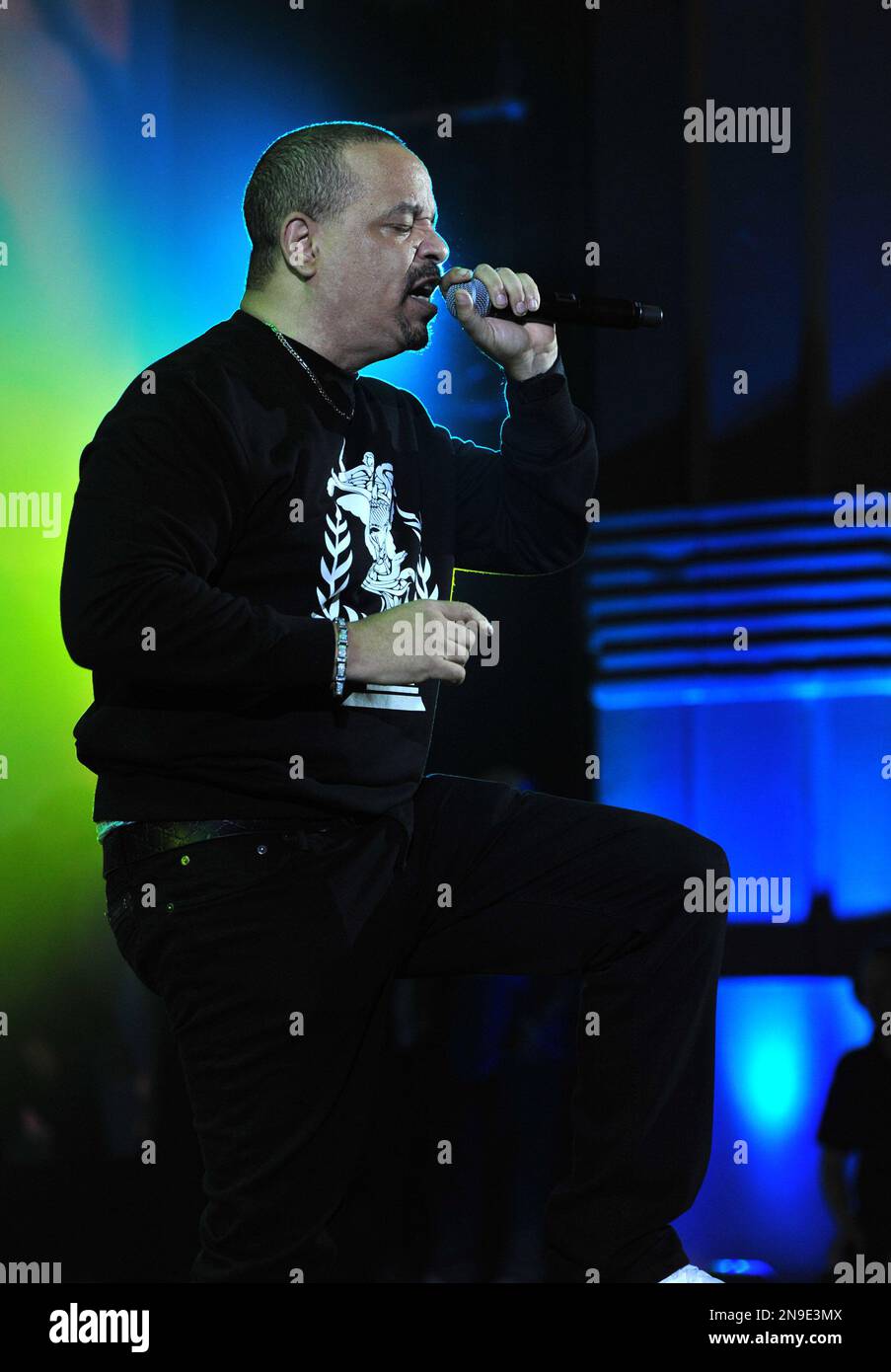 Ice T poses at The Art of Rap World Premiere at Hammersmith Apollo on ...
