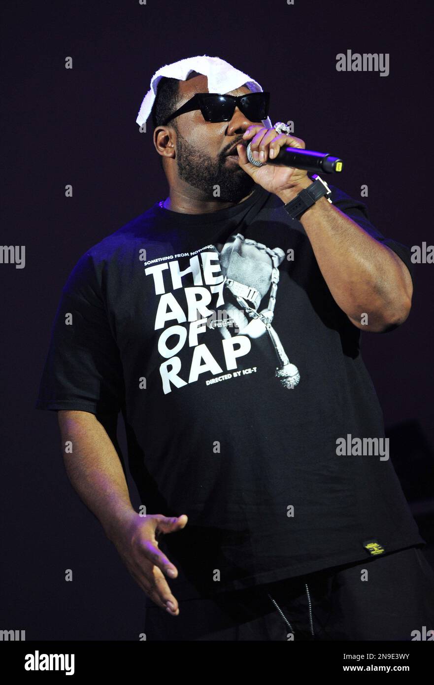 Raekwon of the Wu Tang Clan performs at The Art of Rap World Premiere ...