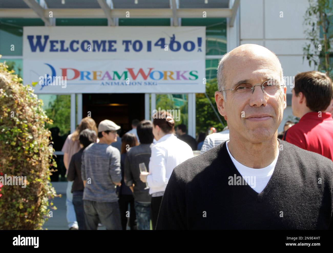 DreamWorks Animation CEO Jeffrey Katzenberg during a ground breaking ...
