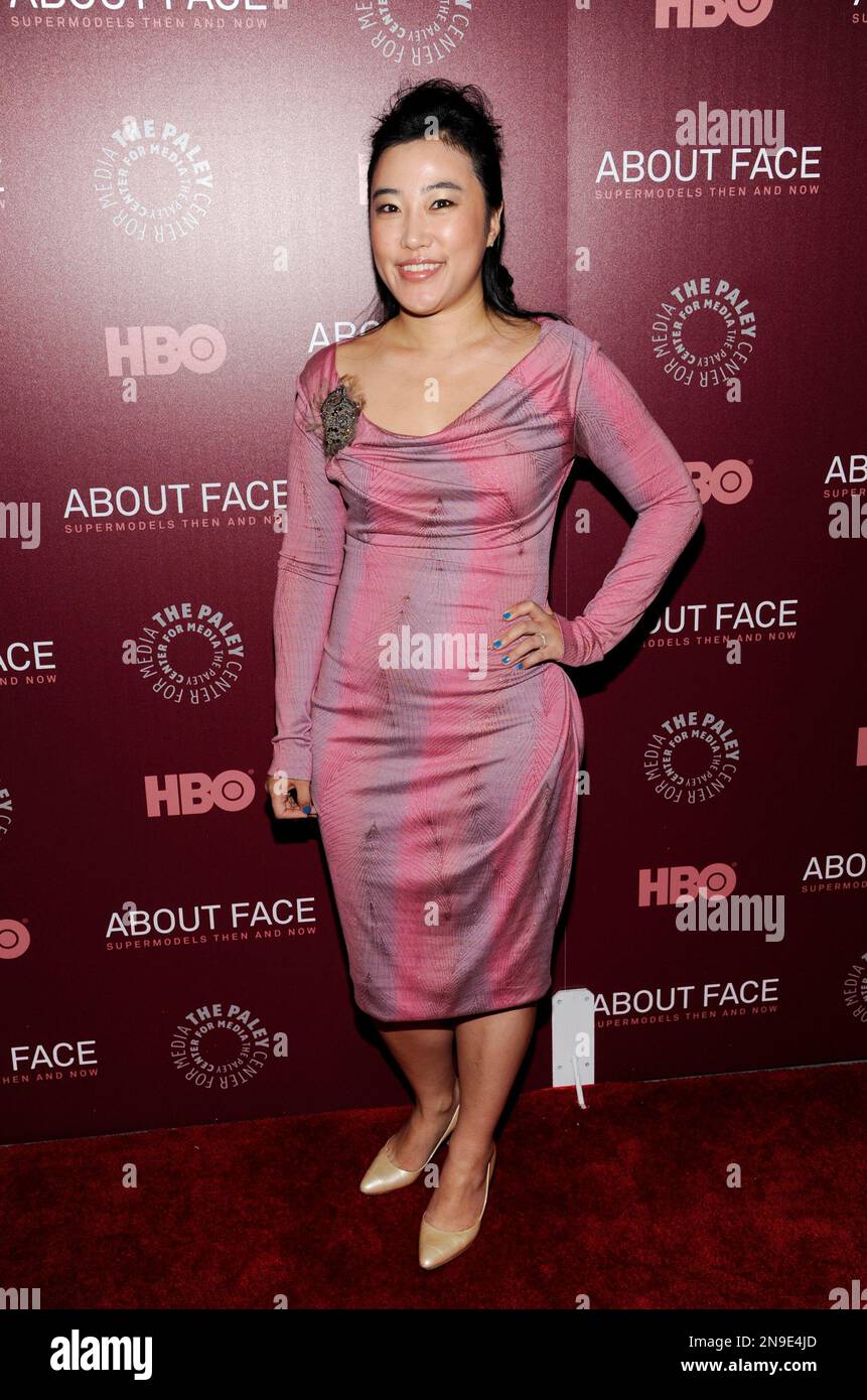 Fashion designer Yuna Yang attends an HBO documentary premiere for ...