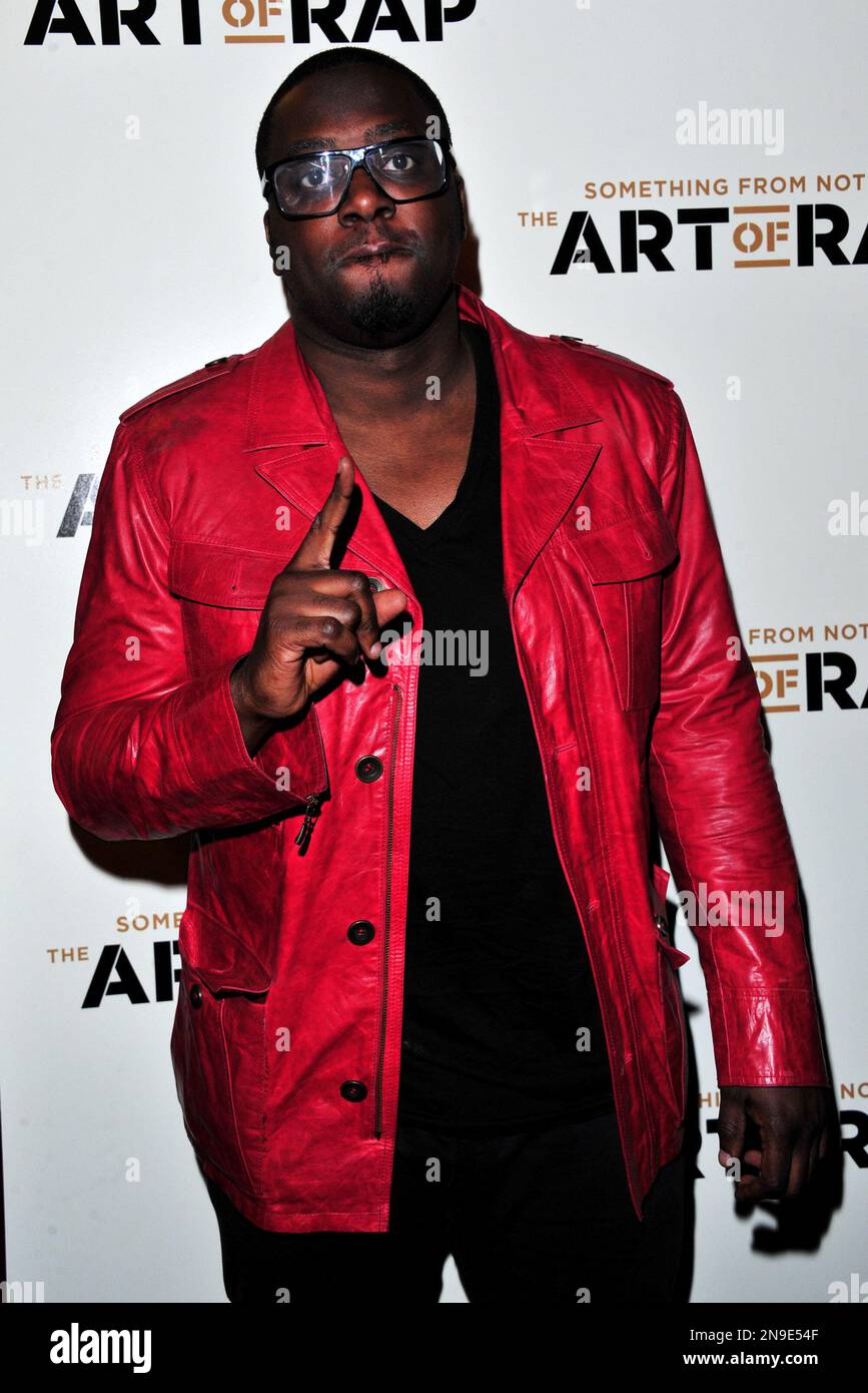 Sway poses at The Art of Rap World Premiere at Hammersmith Apollo on ...