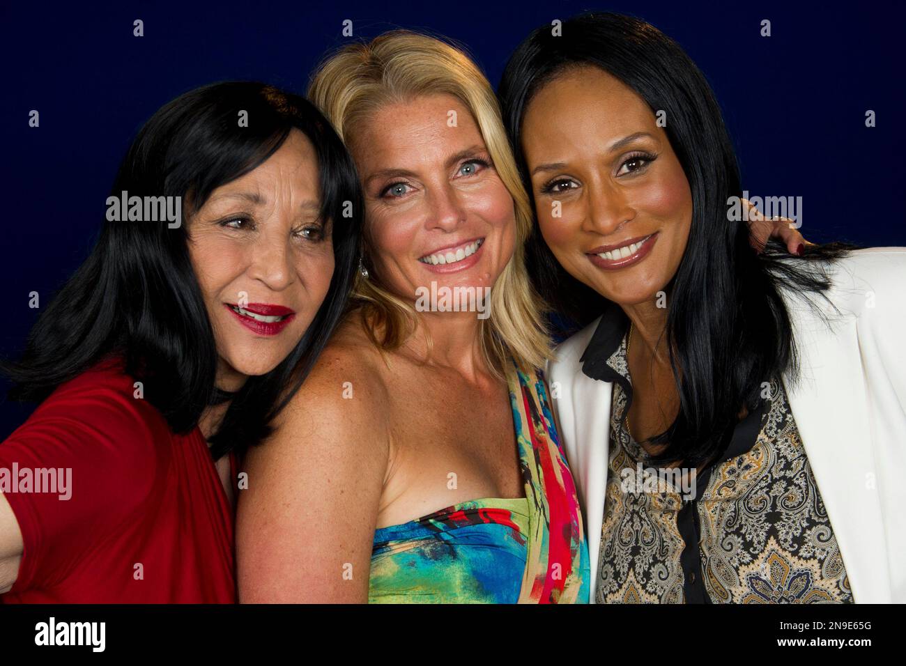 Models China Machado, left to right, Kim Alexis and Beverly Johnson ...