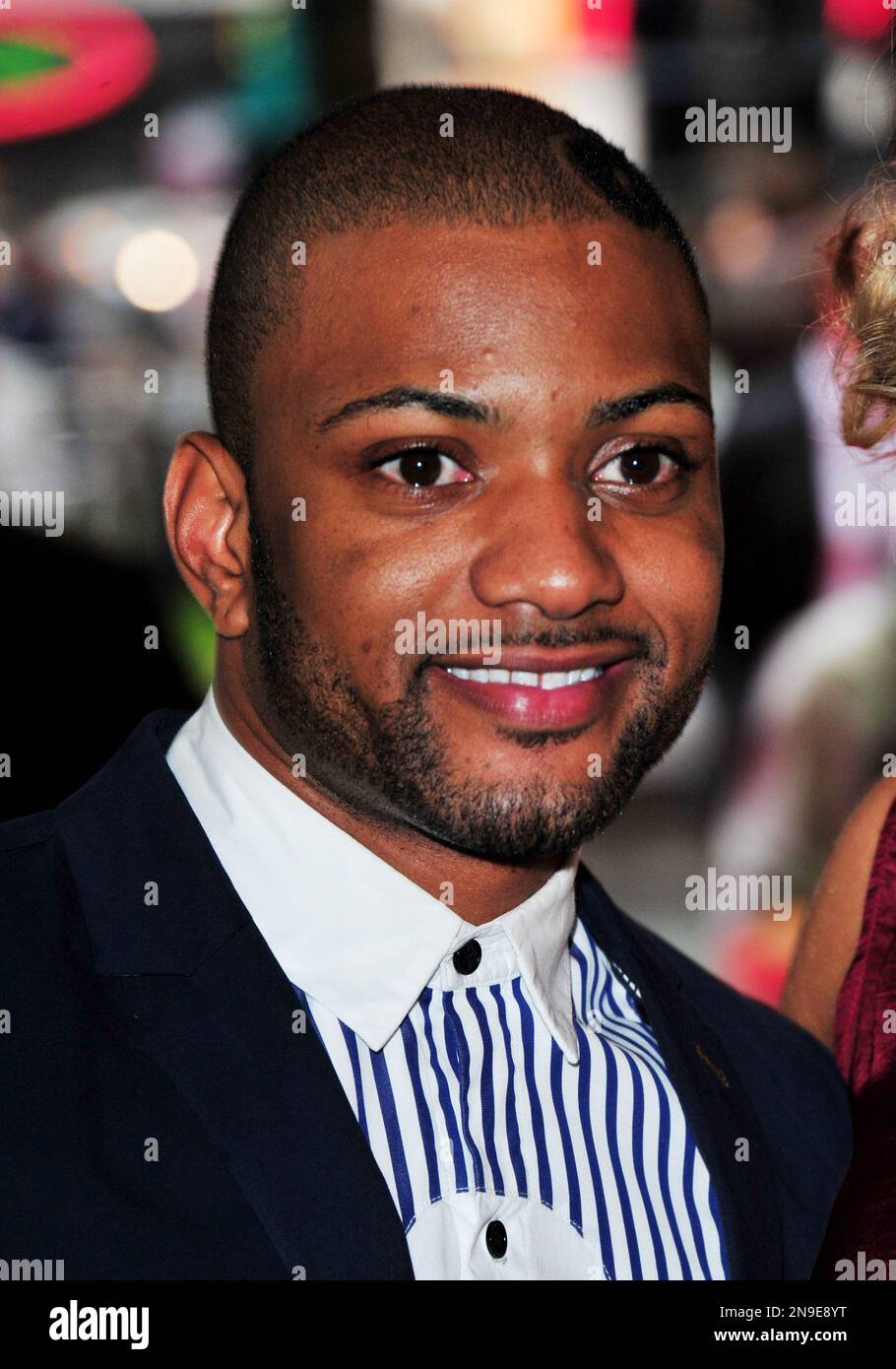 Jonathan Benjamin Gill, JB of JLS arrives at the Batman - The Dark ...