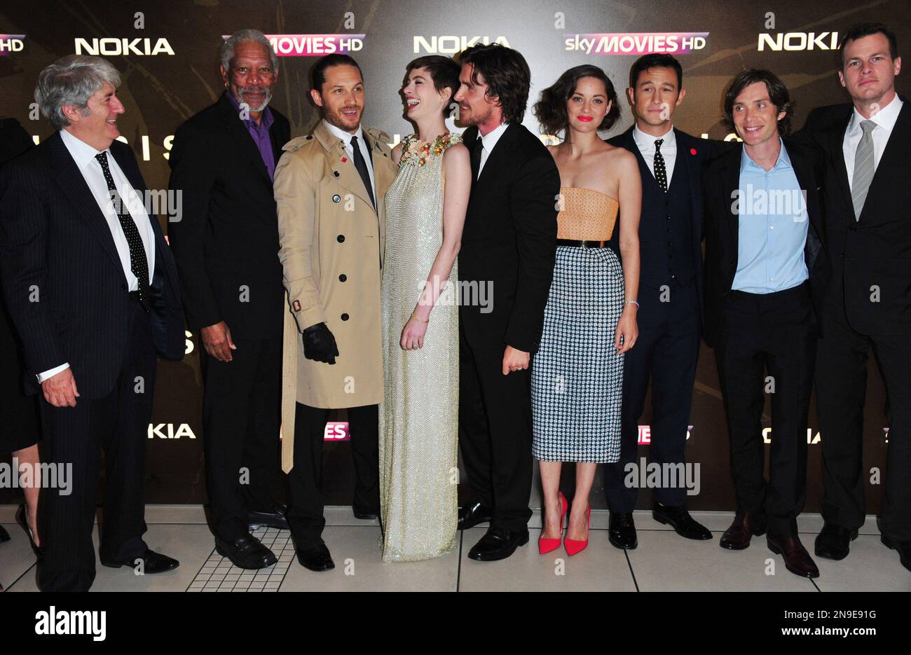 Tom Conte, Morgan Freeman, Tom Hardy, Anne Hathaway, Christian Bale ...