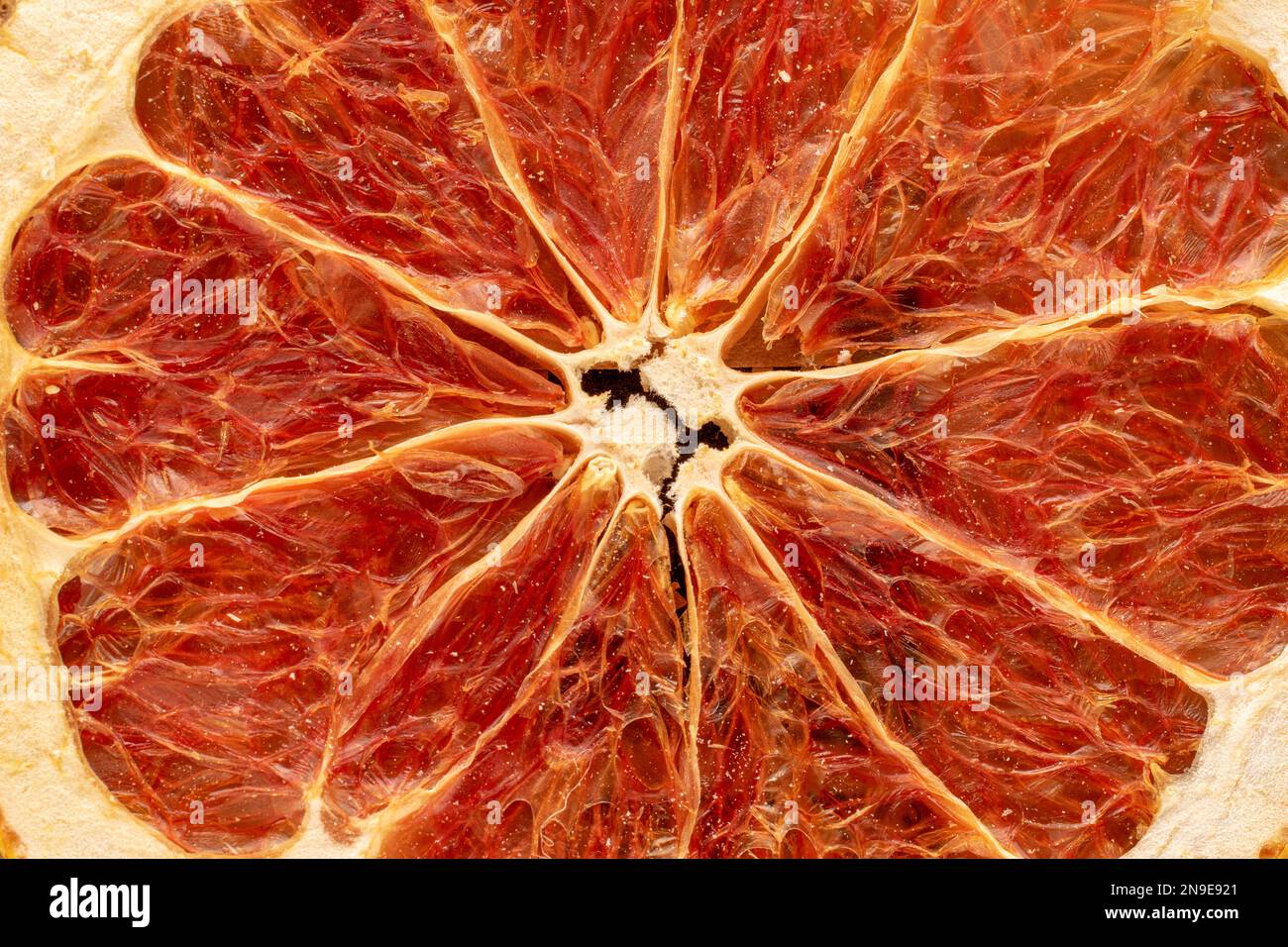 One dry slice, macro, top view Stock Photo - Alamy