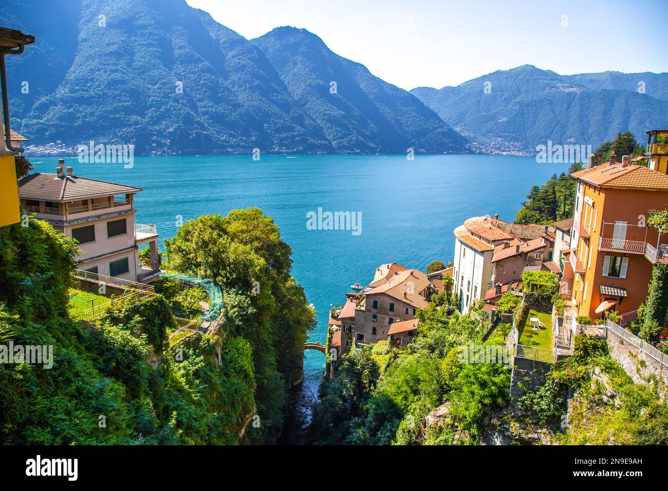 Lago di como map hi-res stock photography and images - Alamy
