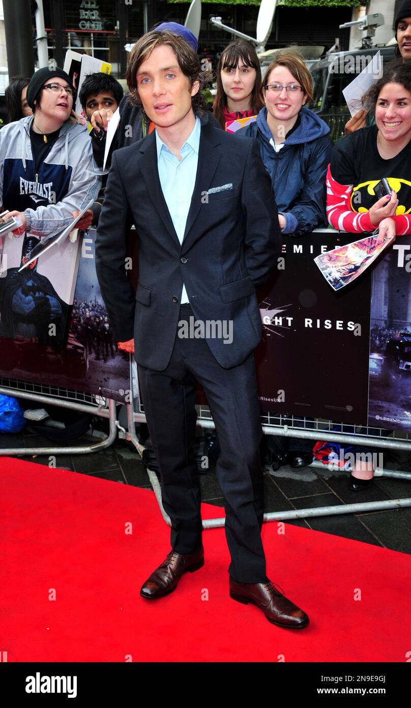 Cillian Murphy arrives at the Batman - The Dark Knight Rises European ...