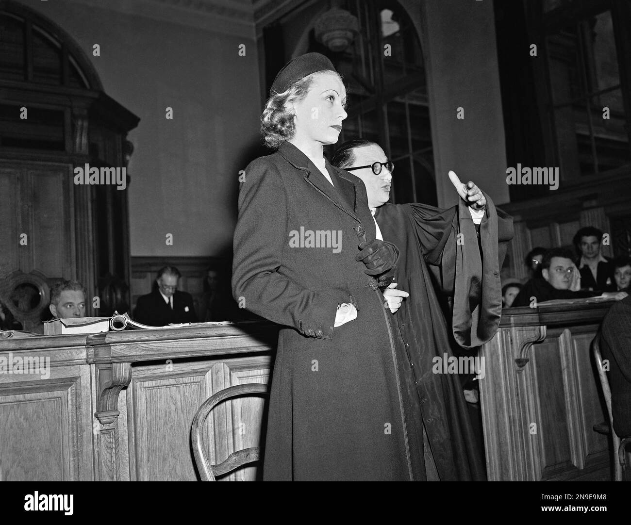 Mme. Jean Gabin, the former Christiane Fournier until her recent ...