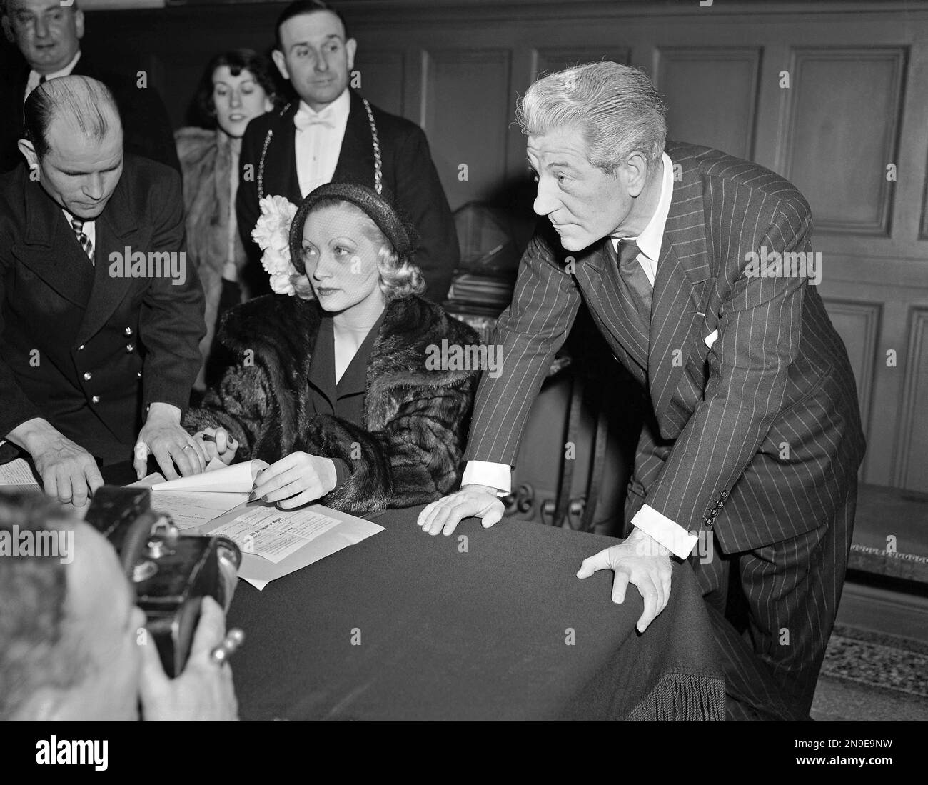 France's leading actor Jean Gabin married mannequin Dominique Fournier ...