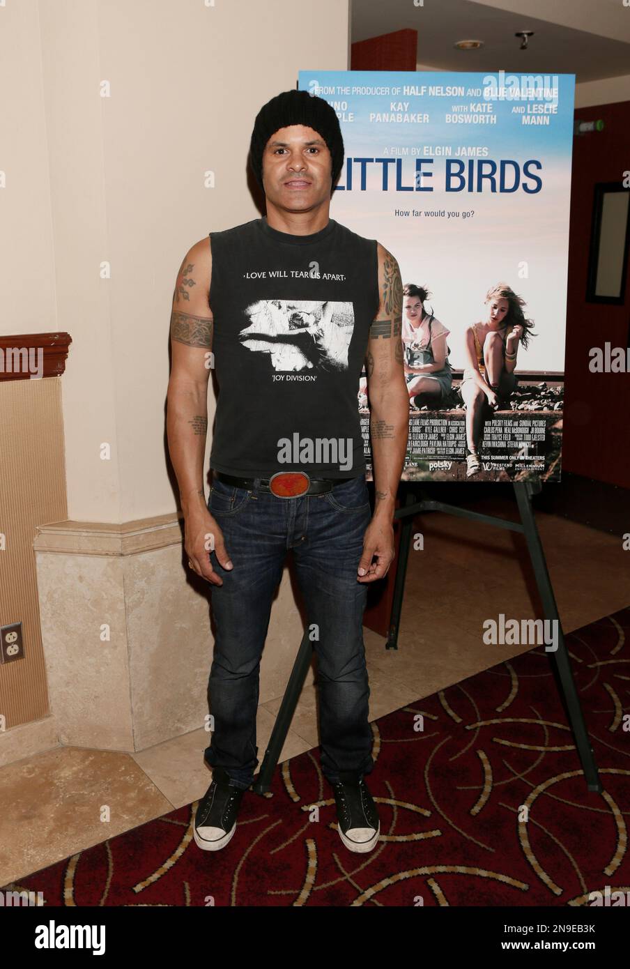 Director Elgin James attends a screening of "Little Birds" presented by ...
