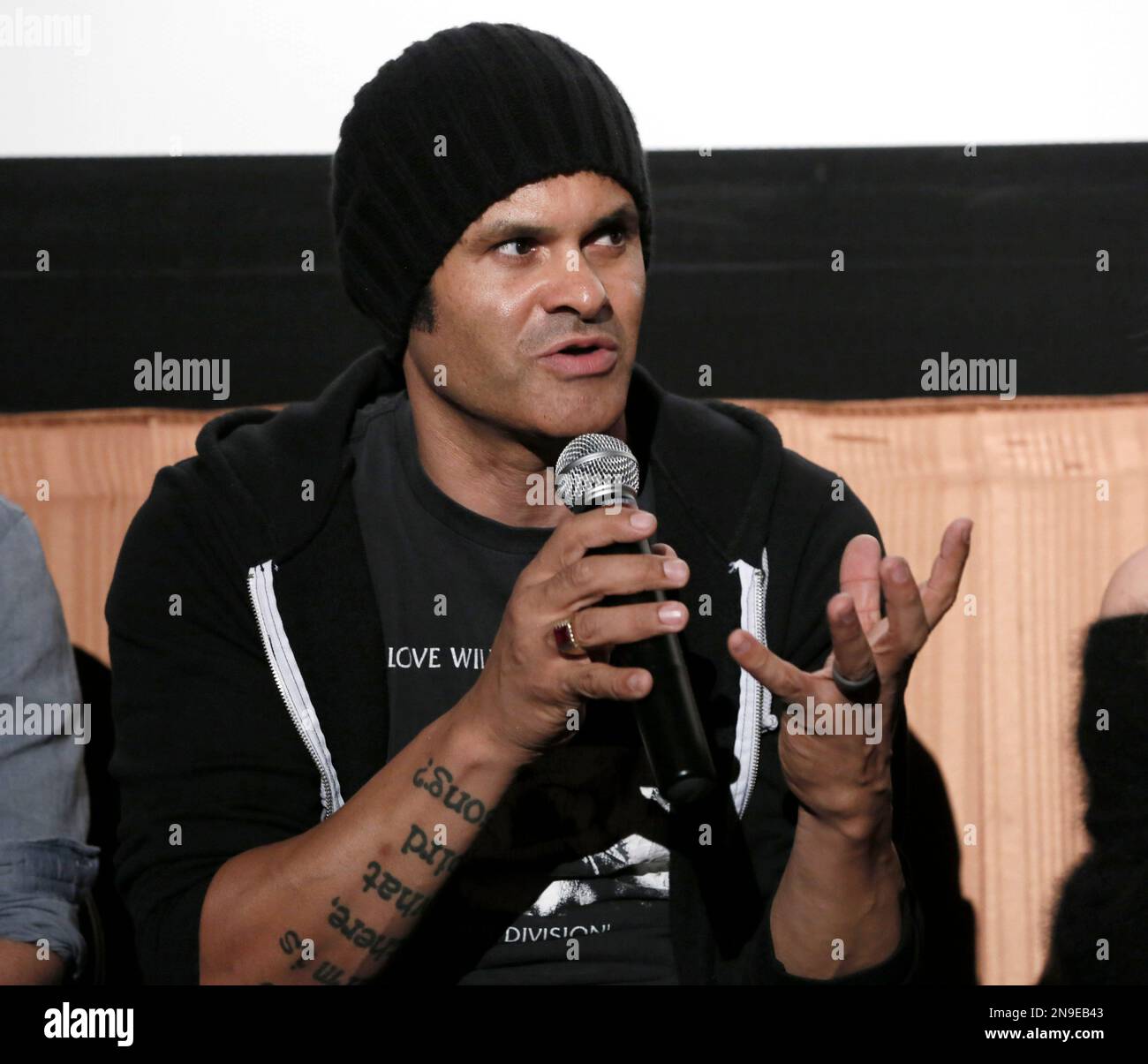 Director Elgin James attends a screening of "Little Birds" presented by ...