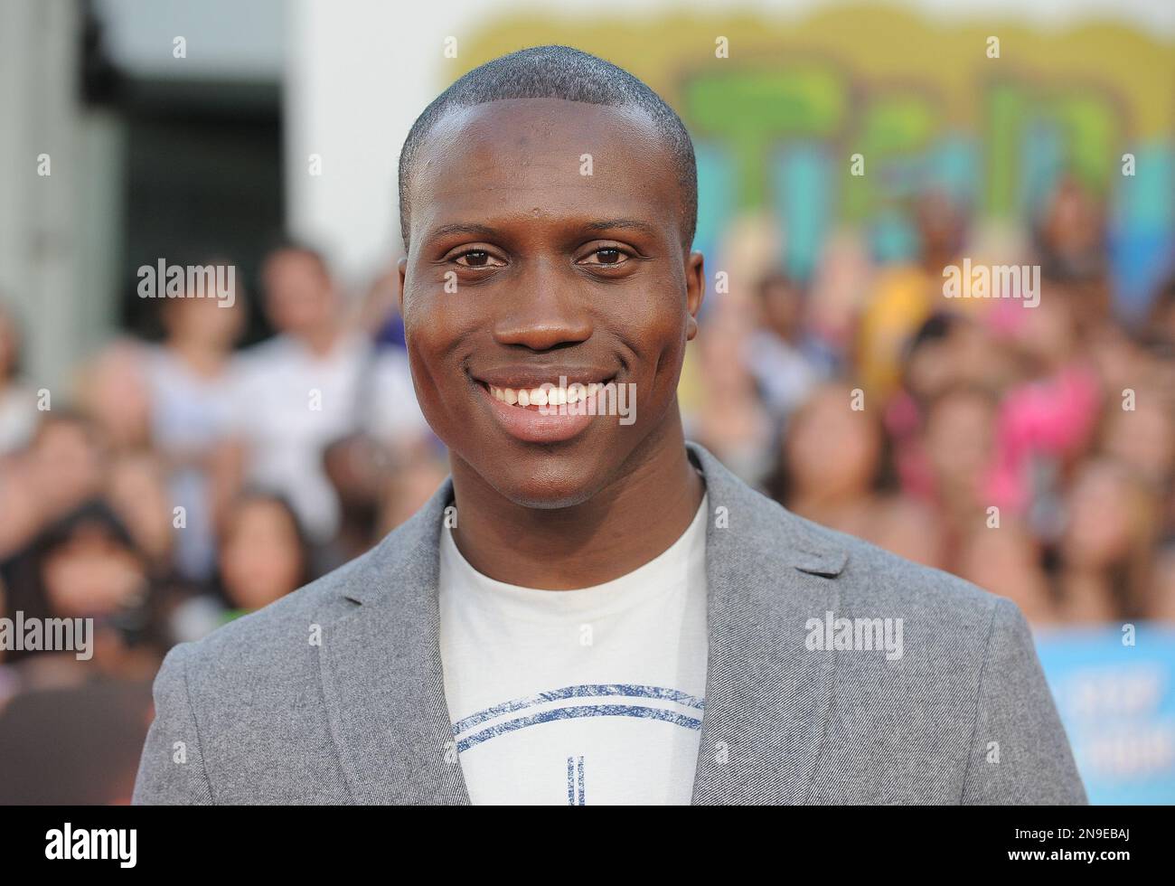 Amadou Ly arrives at the premiere of "Step Up Revolution" on Tuesday ...