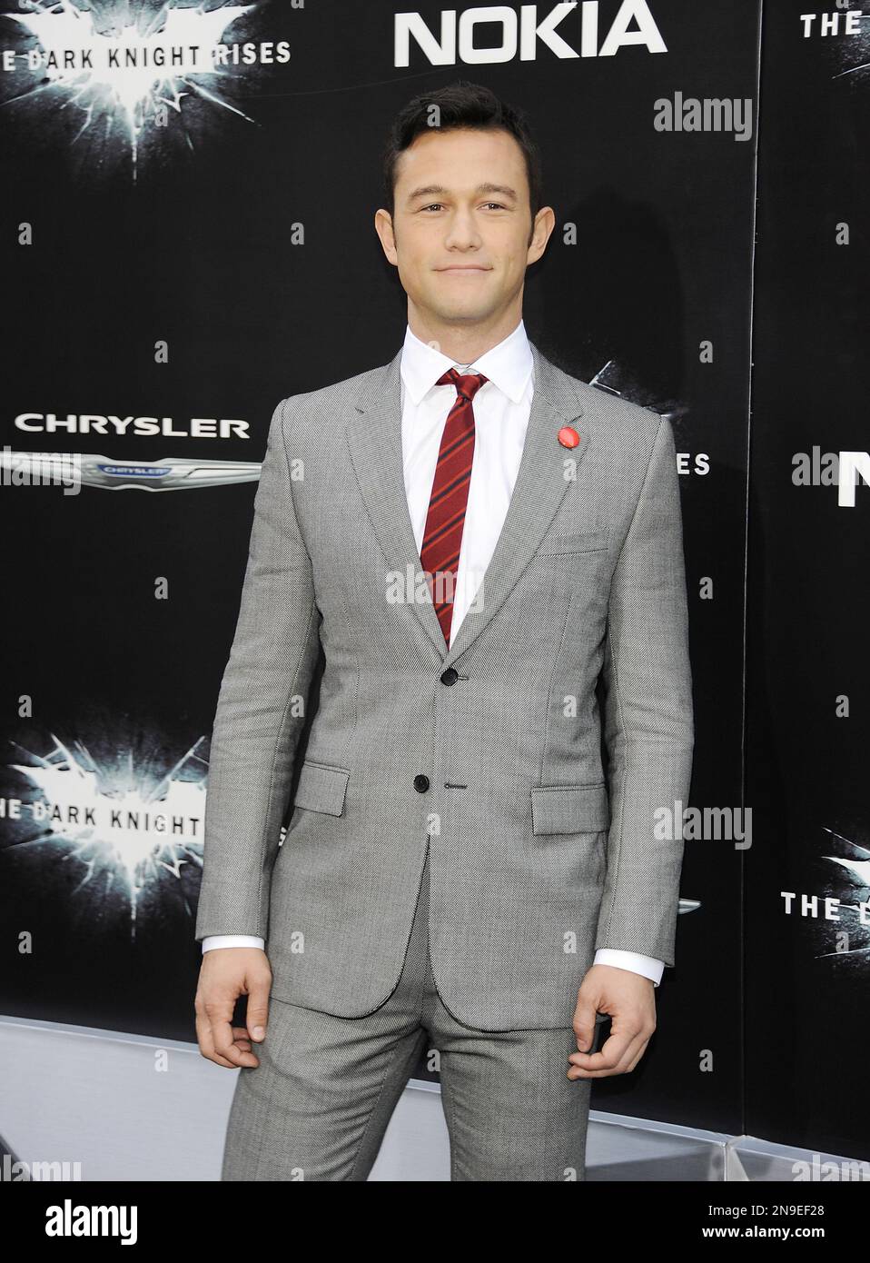 Actor Joseph Gordon-Levitt attends the world premiere of "The Dark ...