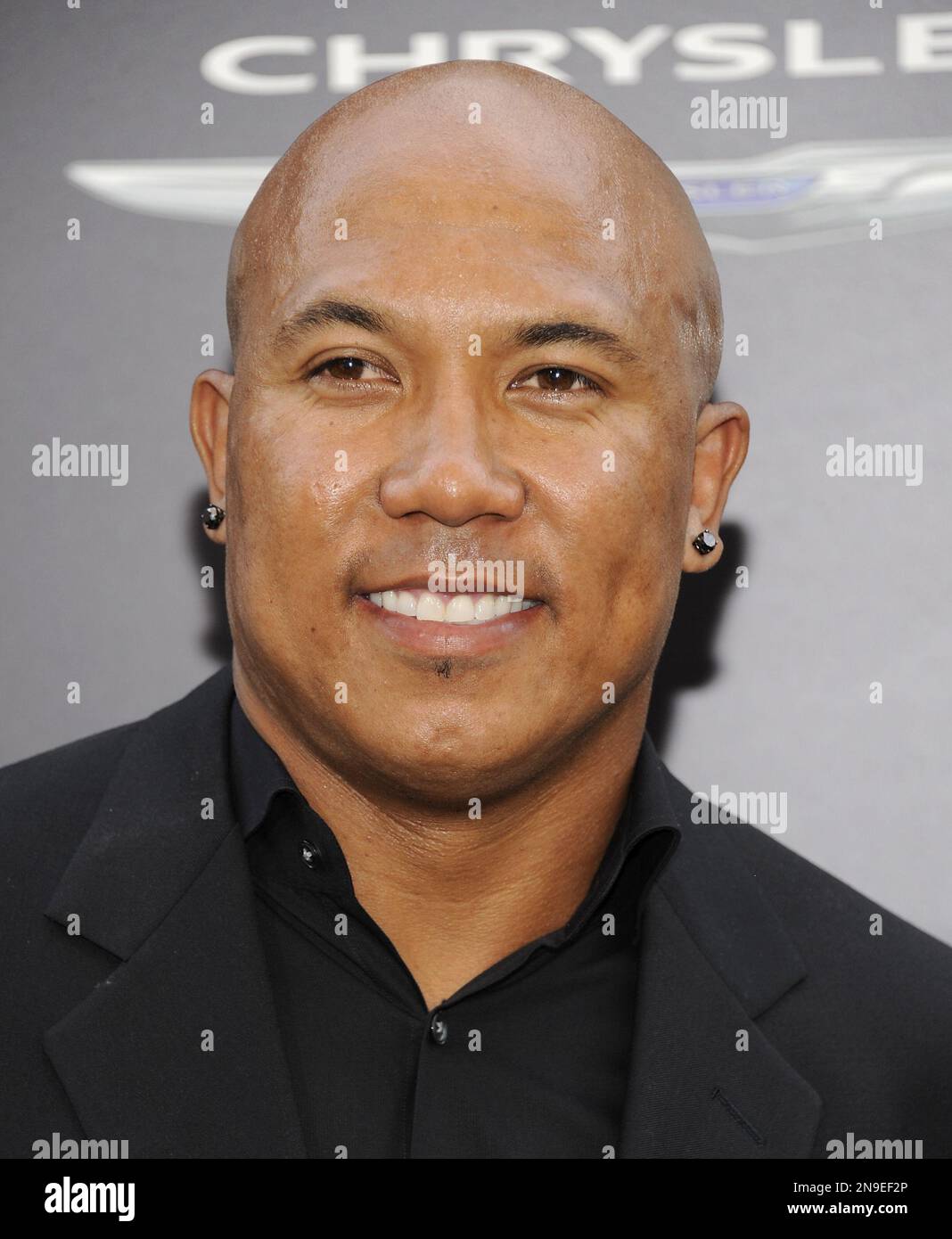 Hines Ward attends the world premiere of "The Dark Knight Rises" at the ...