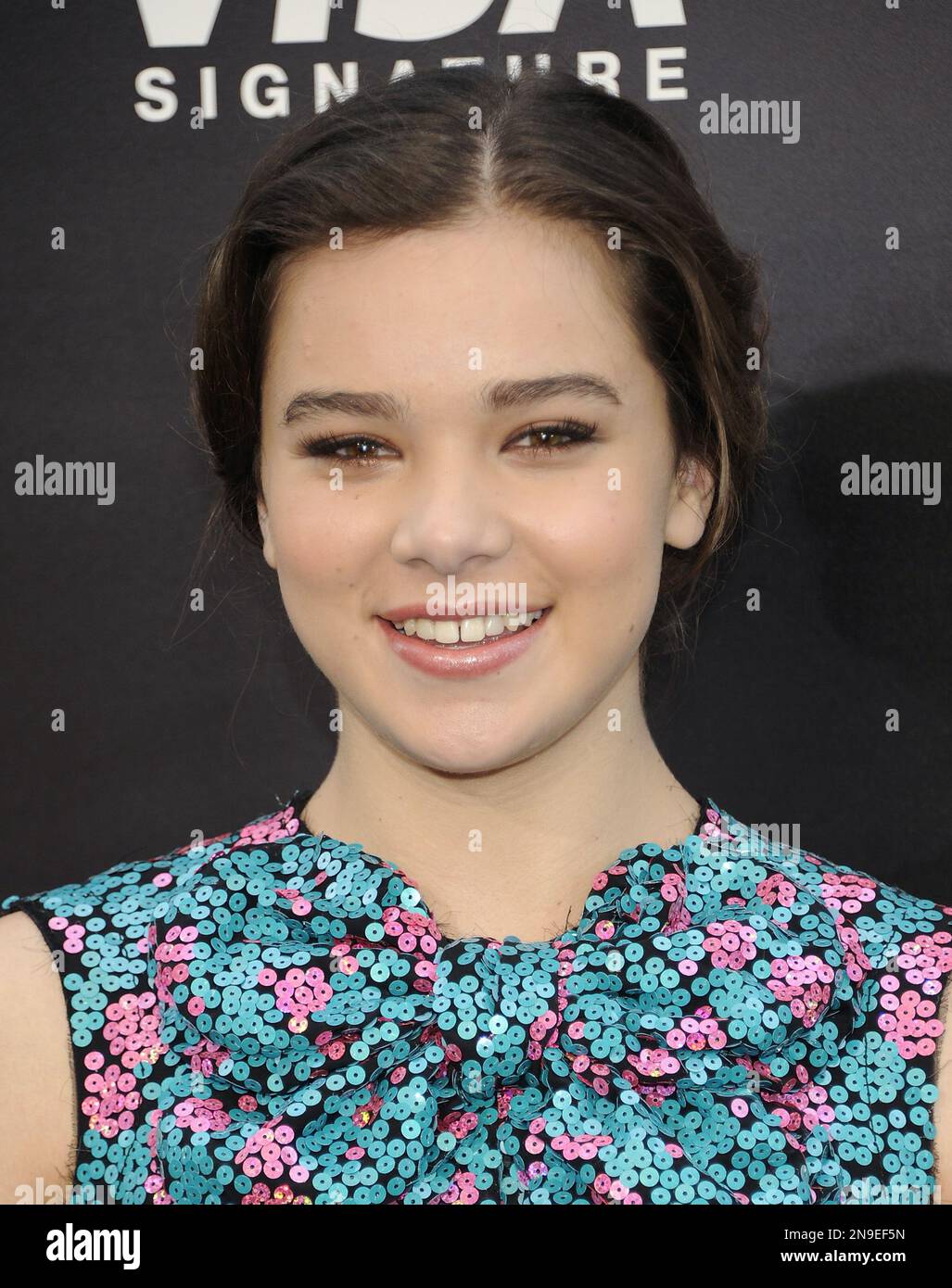 Actress Hailee Steinfeld attends the world premiere of "The Dark Knight ...