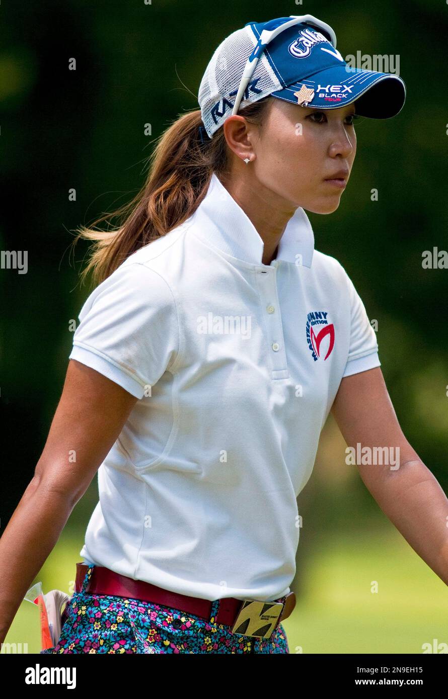 Momoko Ueda of Japan during the final round of the LPGA NW Arkansas ...