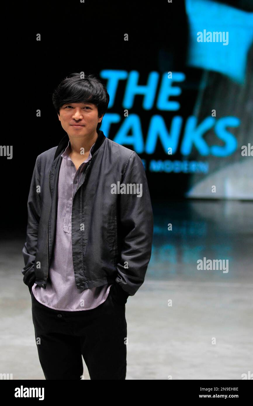 South Korean artist Sung Hwan Kim poses for a photograph in the live ...