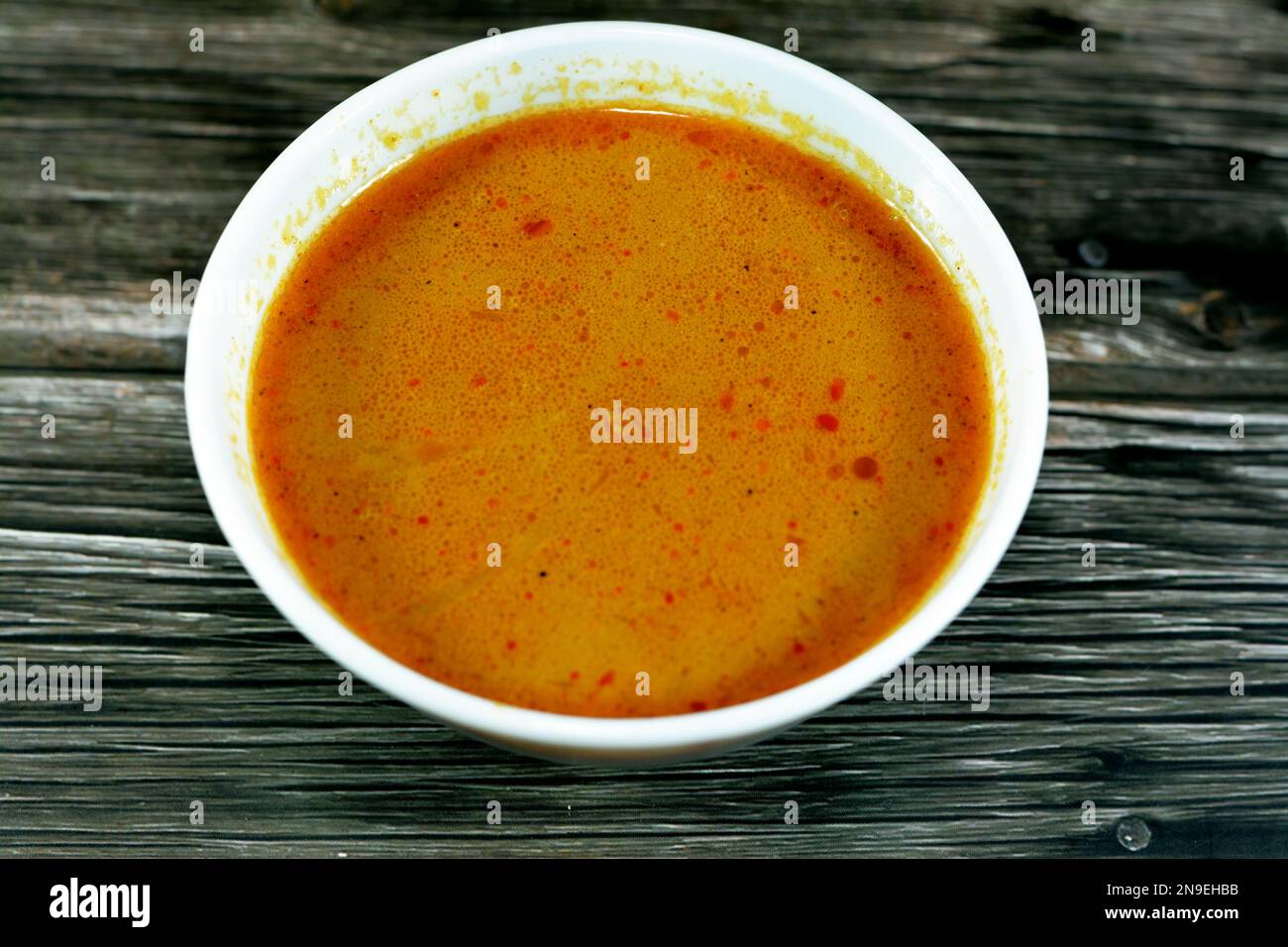 Hot soup meal of various fresh seafood marine crabs, shrimps, clams ...