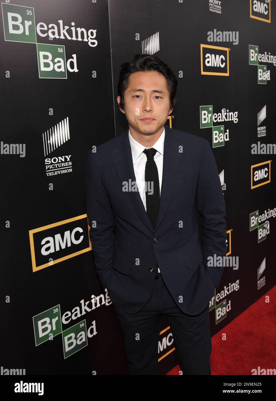 Steven Yeun attends AMC's "Breaking Bad" Premiere and After Party on ...