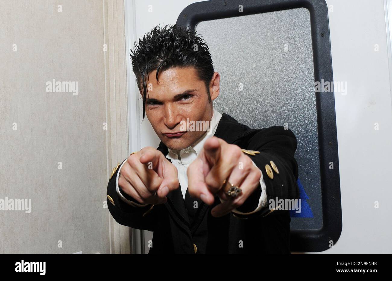 Corey Feldman poses for a photo at the 2012 Street Food Cinema ...