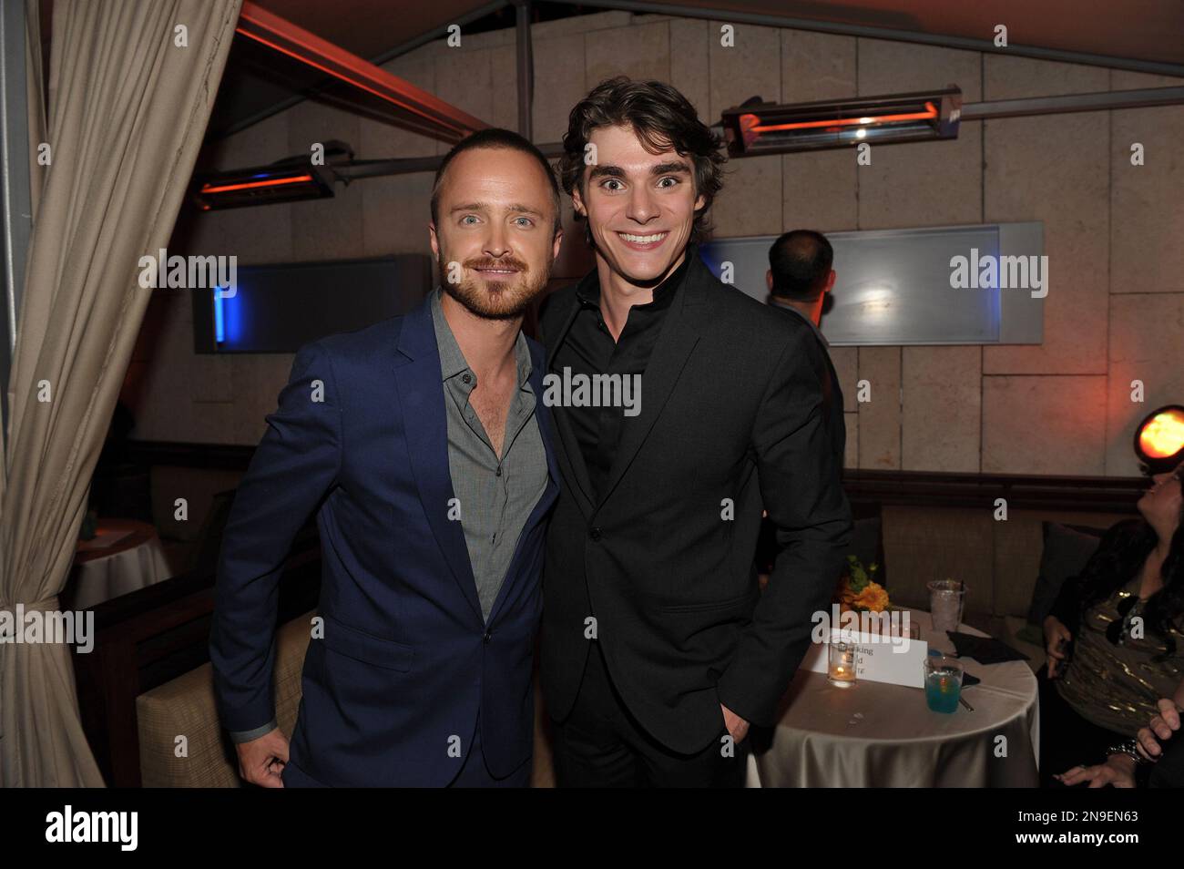 Aaron Paul and RJ Mitte attend AMC's "Breaking Bad" Premiere and After ...